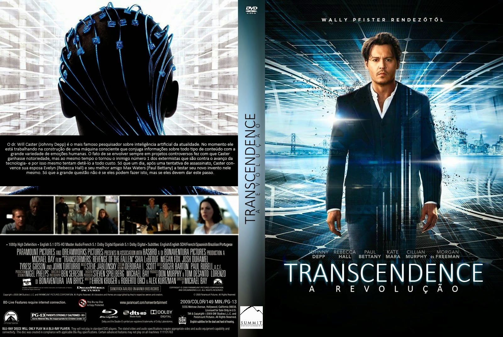 Transcendence Movie Dvd Cover